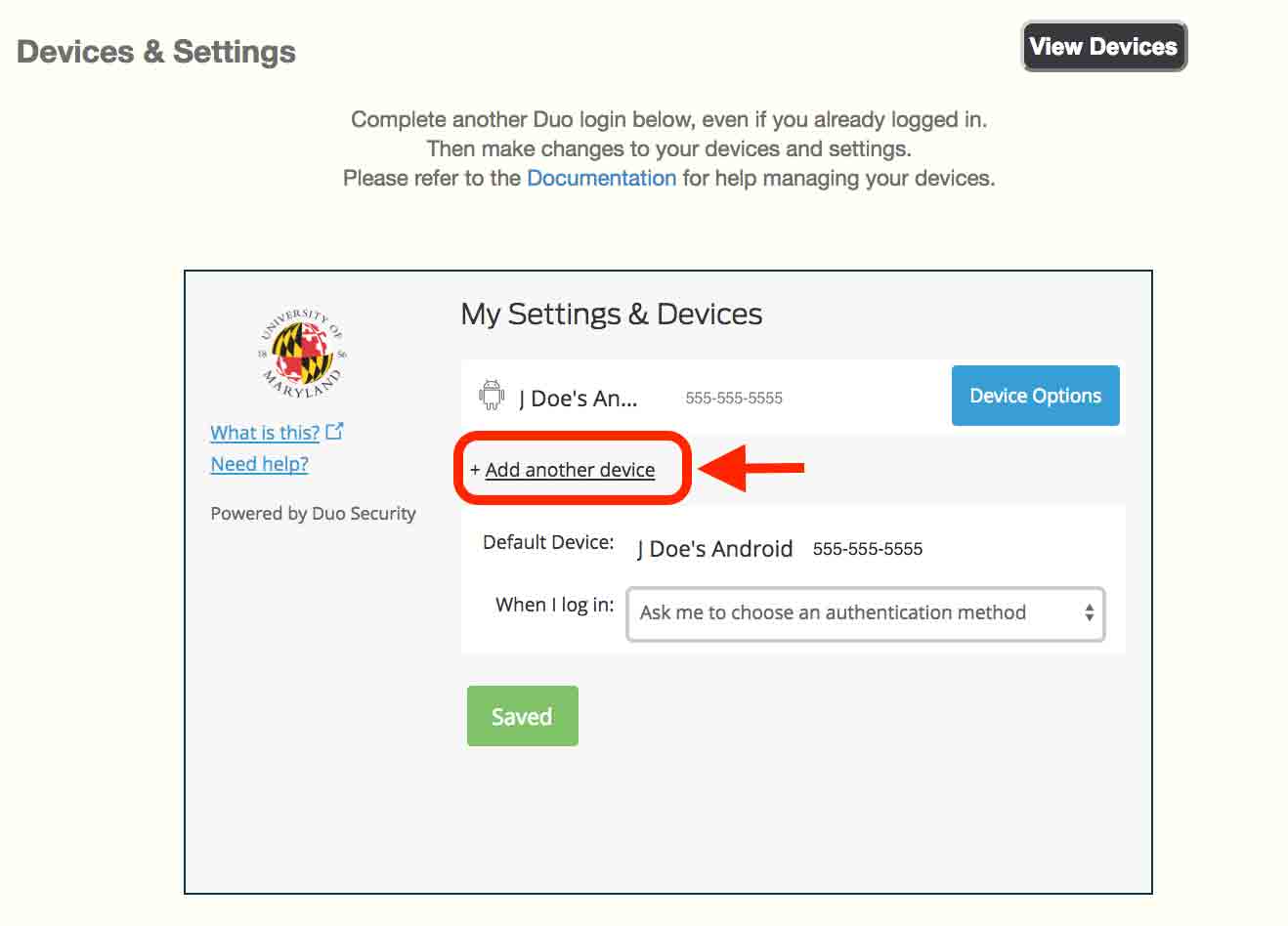 Add a Multi-Factor Authentication Method or Device - - IT Service Desk