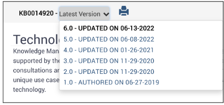 Knowledge Article View - IT Service Desk